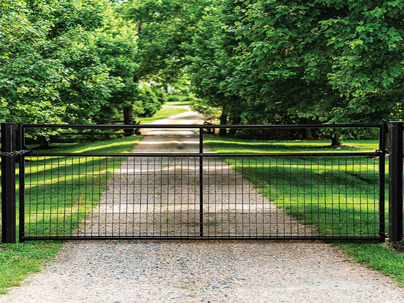 Wire-Filled Economy Gate